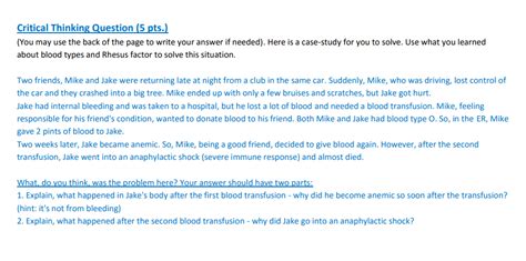 solved critical thinking question 5 pts you may use the