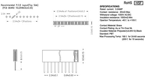 Standard Header Pin Dimensions At Benjamin Range Blog