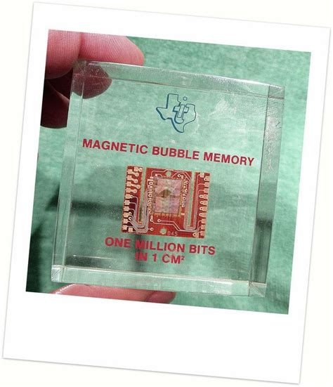 Bubble Memory Vintage Computer Chip Collectibles Memorabilia And Jewelry