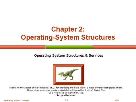 Chapter 2 Operatingsystem Structures Operating System Structures Services