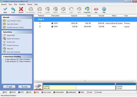 Hot Extending Ntfs System Partition Without Reboot With Minitool