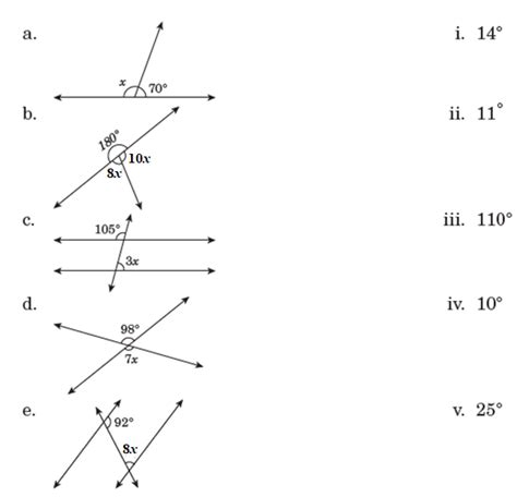Lines And Angles Class 7 Worksheets