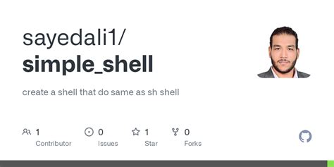 GitHub Sayedali Simple Shell Create A Shell That Do Same As Sh Shell