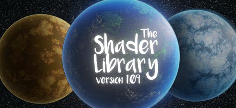 the shader library add on cosmic update version 1 09 blendernation