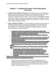Understanding Auditing IT Processes Types Auditors And Course Hero