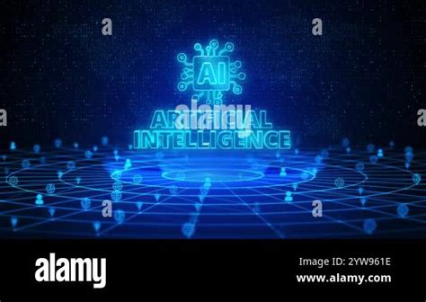 Artificial Intelligence Ai Text Future Digital Technology Ai Cyber Space Deep Learning