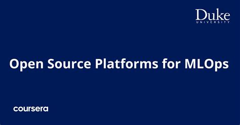 Open Source Platforms For Mlops Coursya
