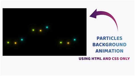 Particles Background Animation Effects Using Html And Css Only Youtube