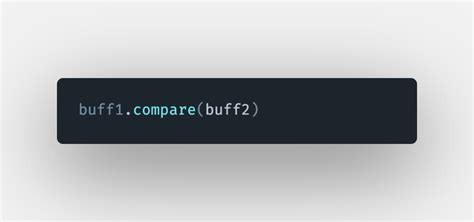 How To Compare Two Buffers In Node Js MELVIN GEORGE