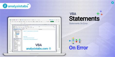 Vba On Error Statement Explained With Examples