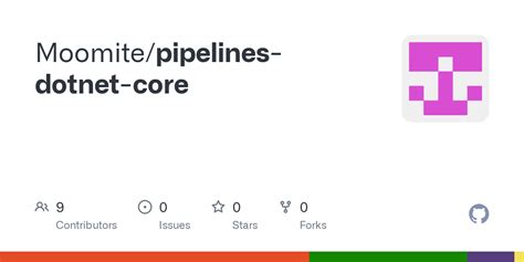 github moomite pipelines dotnet core