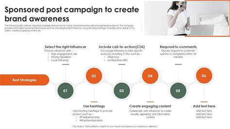 Sponsored Post Campaign To Create Brand Awareness Startup Growth