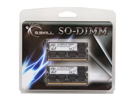 Gskill 16gb 2 X 8gb 204 Pin Ddr3 So Dimm Ddr3 1333 Pc3 10600
