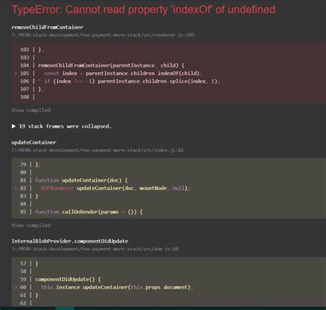 Typeerror Cannot Read Property Indexof Of Undefined · Issue 926 · Diegomurareact Pdf · Github