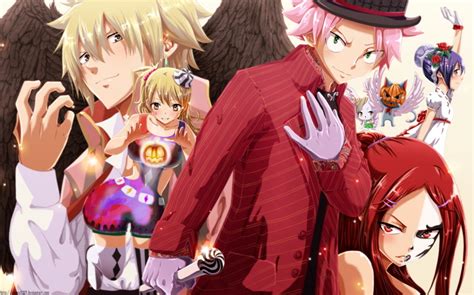 Wallpaper Id Lucy Heartfilia Happy Fairy Tail Lisanna Strauss Erza Scarlet