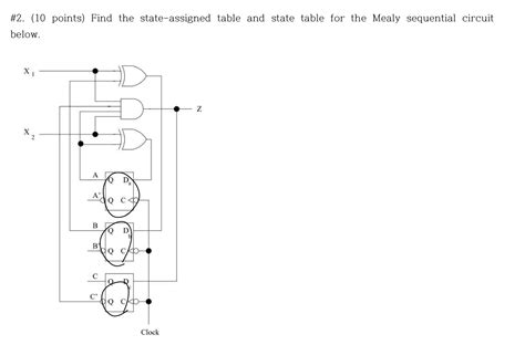 solved 2 10 ﻿points ﻿find the state assigned table and