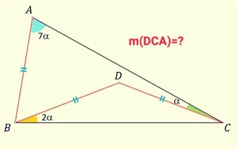 Geometry Find Angle Alpha In Triangle ABC Mathematics Stack Exchange
