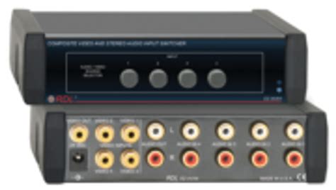 Radio Design Labs Ez Avx4 Composite Video And Stereo Audio Input Switcher 4x1 Pro Av Warehouse