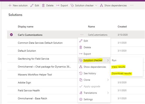 How To Run And Use The Power Apps Solution Checker Carl De Souza