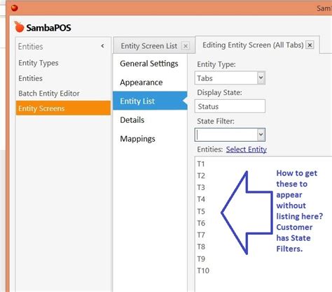 select all entities by default for entity screens v5 question