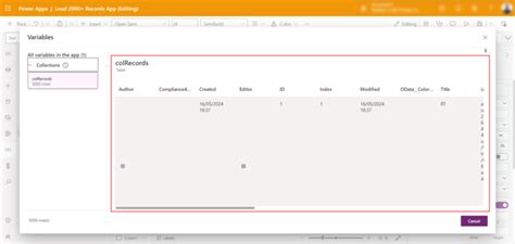 How To Load 2000 Records In Canvas Powerapps From Sharepoint List Using Collection
