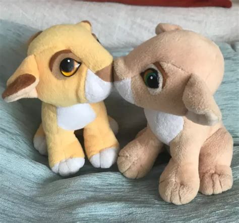 MATTEL Disney Lion King Kissing Simba And Nala Soft Toys Magnetic Noses