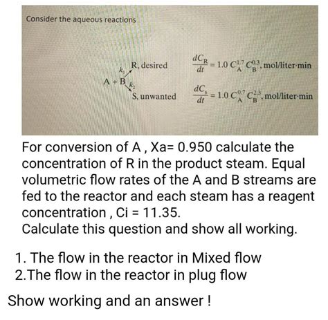Work Out The Above Question Show Working And Answers Chegg