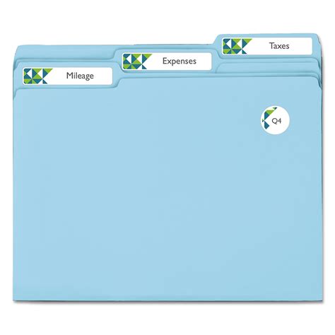 Avery Permanent TrueBlock File Folder Labels With Sure Feed Technology