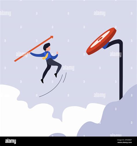 business concept flat style isolated of businessman jumps throwing