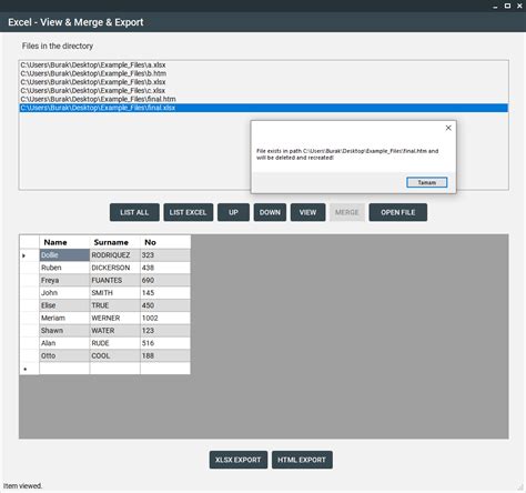 Excel File View Merge Export By PC Master CodeCanyon