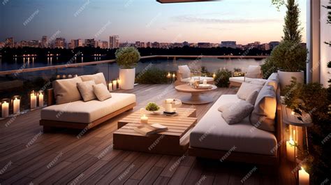 Premium Ai Image Balcony Interior With Plants Generative Ai Illustrator