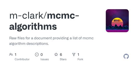 github m clark mcmc algorithms raw files for a document providing a