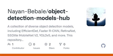 Github Nayan Bebaleobject Detection Models Hub A Collection Of Diverse Object Detection