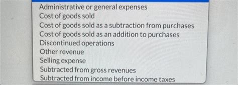 Solved Indicate The Major Section Or Subsection Of A