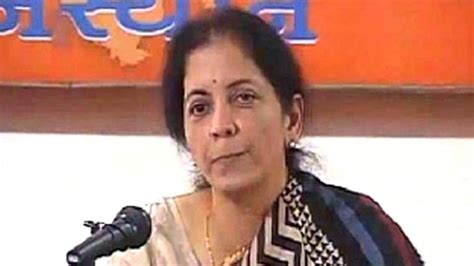 Bjp State Unit Head To Boost Party Cadre Before Nirmala Sitharamans