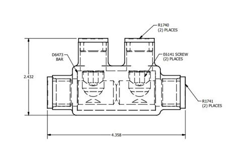 Ilsco Pbt 350 Black Insulated In Line Splice