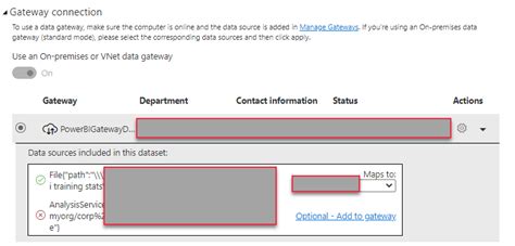 solved how to enable gateway connection using direct quer