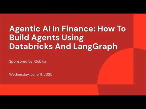 Free Video Agentic Ai In Finance How To Build Agents Using
