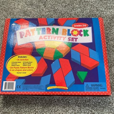Learning Resources Toys Learning Resources Pattern Block Activity