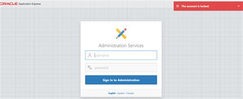 Oracle Unlock Apex Admin Account Stack Overflow