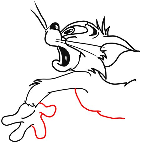 How To Draw Tom And Jerry With Step By Step Drawing Tutorial Page 3 Of 4 How To Draw Step By