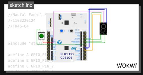 Naufal Fadhil 1103220124 Wokwi ESP32 STM32 Arduino Simulator