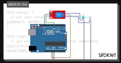 Fauzi M Ilhamprojec Relay Wokwi Esp32 Stm32 Arduino Simulator