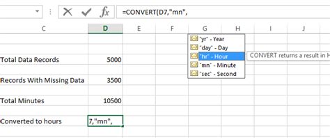 formula friday using the convert function to calculate how long my