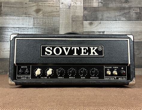 Sovtek Mig 50 Guitar Amp Head 1993 Modded Ch 1 And Ch 2 Jumped Red