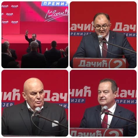 Одржана предизборна конвенција листе“ Ивица Дачић премијер Србије“