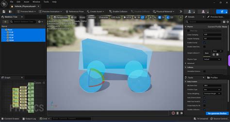 ue5 vehicle wheel not connected r unrealengine