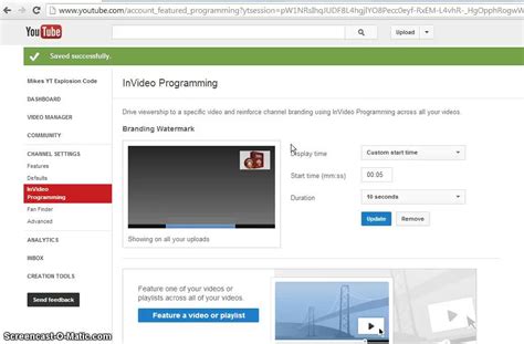 How To Add A YouTube Watermark To Your YouTube Videos YouTube