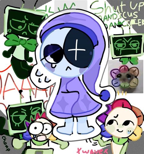 Dandys World Astrodandy And Vee Dandy Astro Evil Background