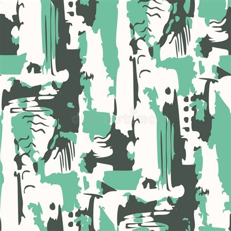 Seamless Pattern With A Simple Abstract Drawing Vector Stock Illustration Illustration Of